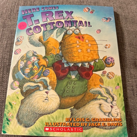 Scholastic | Toys | Here Comes T Rex Cottontail Childrens Book | Poshmark